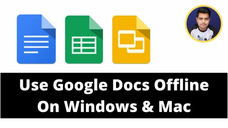 Google Docs Offline - Create, Edit Google Docs Files Without Internet
